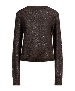 Brunello Cucinelli Solid Color Knit Top - Black