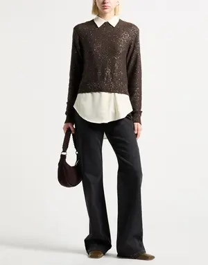 Brunello Cucinelli Solid Color Knit Top