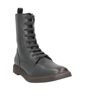 Brunello Cucinelli Leather Lace-up Ankle Boots