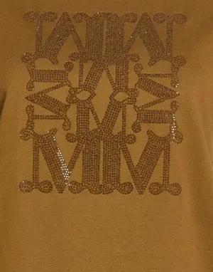Max Mara Crew Neck Short-sleeved T-shirt - Brown