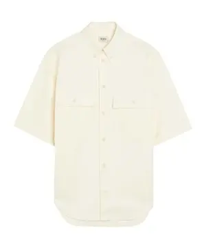 TOD'S Short-sleeved Button-down Shirt - White