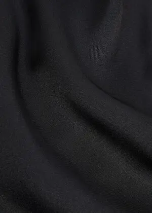 Vince Double-layered V-neck Silk-blend Top - Black
