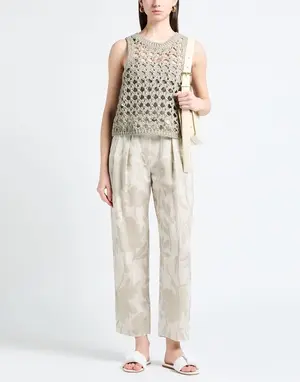 Brunello Cucinelli Sleeveless Crochet Knit Dress