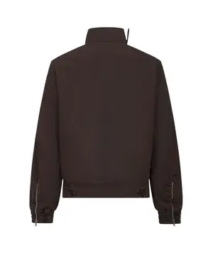Dries Van Noten High Neck Zip Up Coat