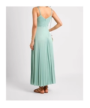 MAXCO. Sleeveless V-neck Maxi Dress