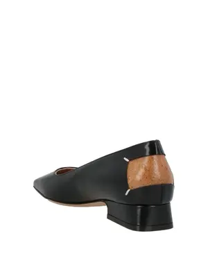 MAISON MARGIELA Shiny Leather Square-toe Flats