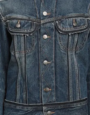 MAISON MARGIELA Distressed Denim Trucker Jacket