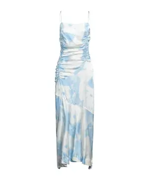 GANNI Tie-dye Gathered Maxi Dress