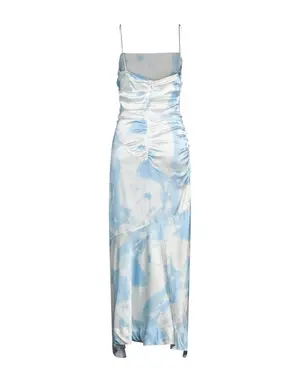 GANNI Tie-dye Gathered Maxi Dress