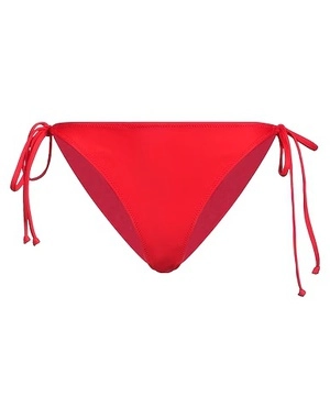 GANNI Ganni Bikini Bottoms With Side Tie Detail Red