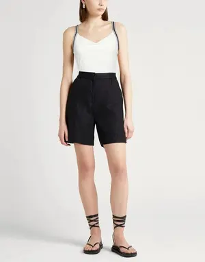 Tory Burch V-neck Sleeveless Jersey Top With Piping