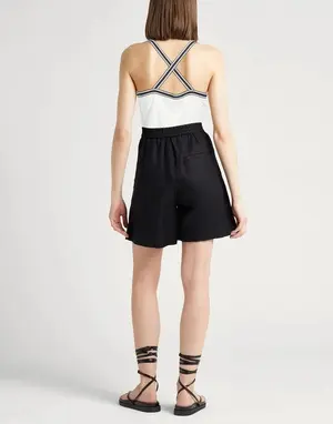 Tory Burch V-neck Sleeveless Jersey Top With Piping