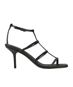Brunello Cucinelli Simple Round-toe Sandals - Black