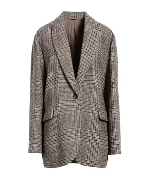 BRUNELLO CUCINELLI Multicolor Plaid Blazer