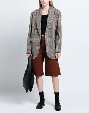 Brunello Cucinelli Multicolor Plaid Blazer