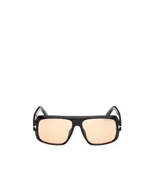 TOM FORD Square Frame Logo Sunglasses