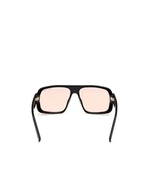 TOM FORD Square Frame Logo Sunglasses