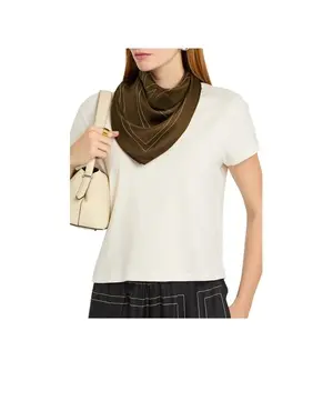 TOTEME Logo-monogrammed Silk Scarf