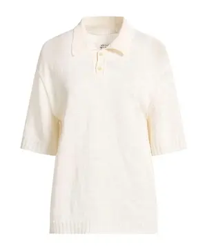 MAISON MARGIELA Plain Thin Knit Short-sleeve Top