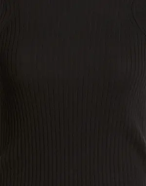 Sportmax Ribbed Knit T-shirt