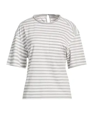 Brunello Cucinelli Striped Jersey T-shirt With Chest Pocket