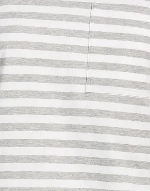 Brunello Cucinelli Striped Jersey T-shirt With Chest Pocket