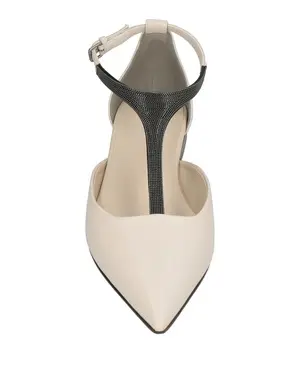 Brunello Cucinelli Real Leather Flat Sole Sandals
