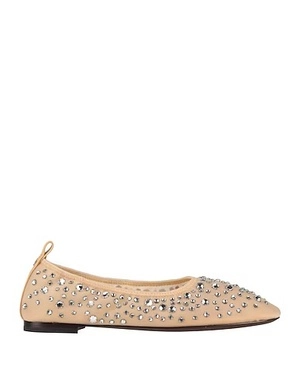 Tory Burch Round-toe Casual Flat Shoes - Nude