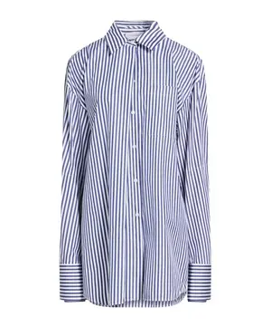 Sportmax Striped Long Sleeve Shirt - White