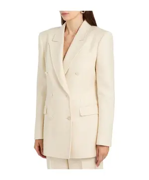 Gabriela Hearst Double-breasted Silk And Wool-blend Blazer