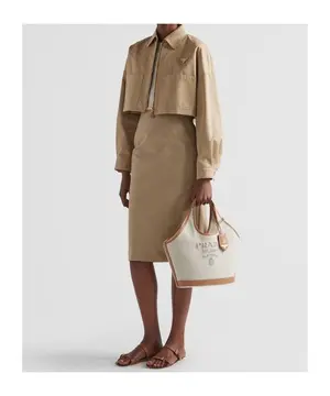 Prada Chino Blouson Jacket - Rope Ash