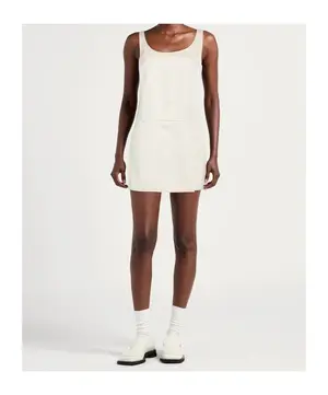 MAXCO. Max&co. Sleeveless Satin Wrap Dress