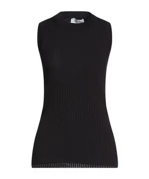 Sportmax Plain Colour Top - Black