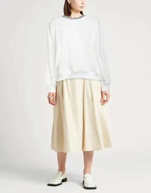 Brunello Cucinelli Solid Color Crew Neck Sweatshirt