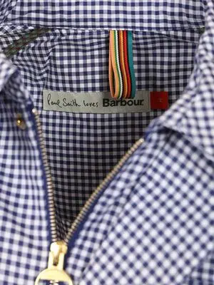 Barbour X Paul Smith Transport Casual Jacket With Plaid Pattern