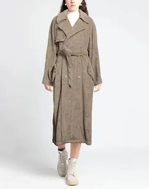 Balenciaga Solid Color Long Trench Coat
