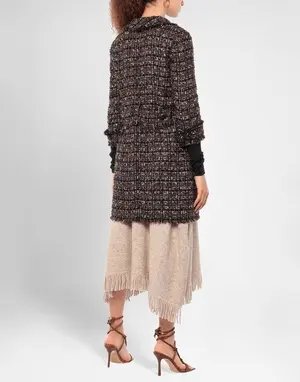 Dolce & Gabbana Multicolor Tweed Coat