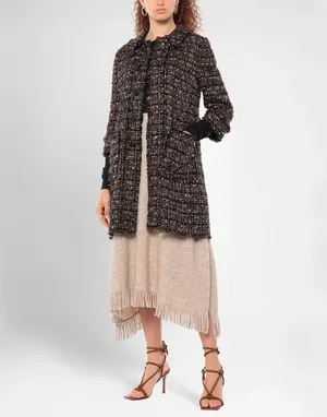 Dolce & Gabbana Multicolor Tweed Coat