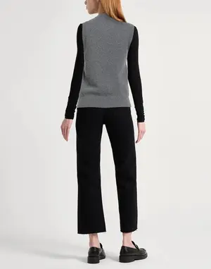 GANNI Intarsia-knit Sleeveless Jumper