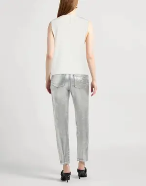 Saint Laurent Solid Color Sleeveless Top