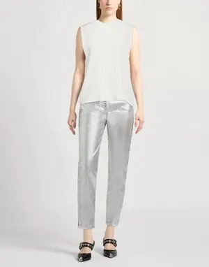 Saint Laurent Solid Color Sleeveless Top