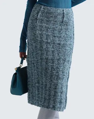 MAISON MARGIELA Flared Knit Midi Skirt