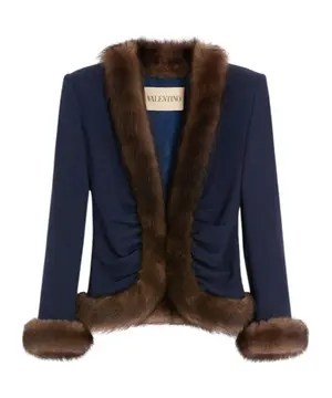 Valentino Garavani Wool Crepe Jacket