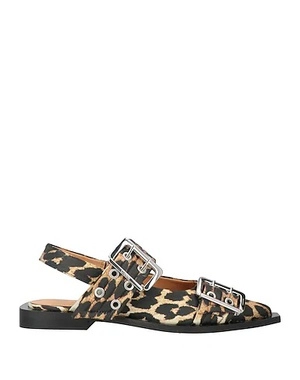 Ganni Buckled Flats For Women