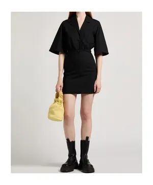 GANNI Pin Stripe Mini Dress