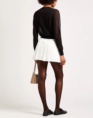 Brunello Cucinelli Solid-colored Pleated Skirt