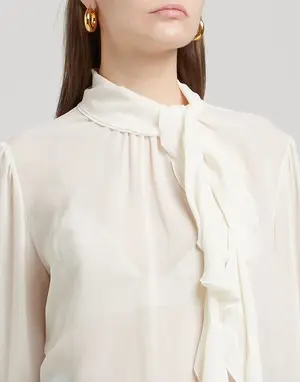 Dolce & Gabbana Long-sleeve Ruffled Top