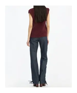 ROTATE BY BIRGER CHRISTENSEN V-neck Knitted Vest