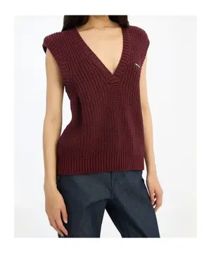 ROTATE BY BIRGER CHRISTENSEN V-neck Knitted Vest