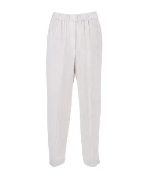 Peserico Ribbed Velvet Straight Leg Trousers